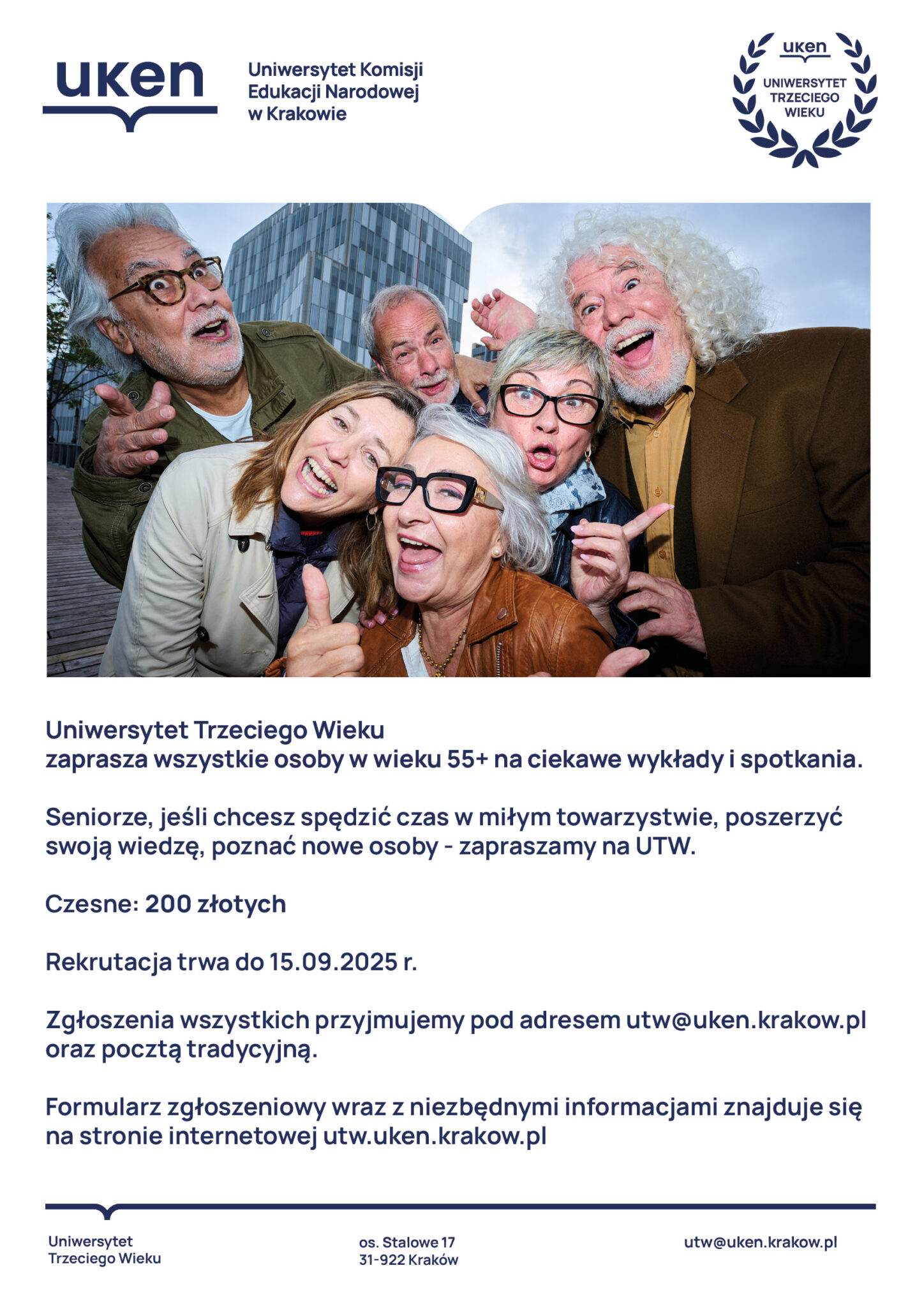 Uniwersytet Trzeciego Wieku | Rekrutacja